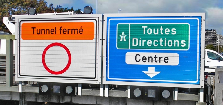 Prismatic Variable Message Signs | Rotapanel Traffic Signs